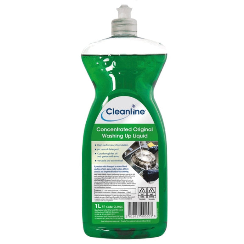 Concentrated Washing Up Liquid 1 Litre — Workwear (East Anglia) Ltd