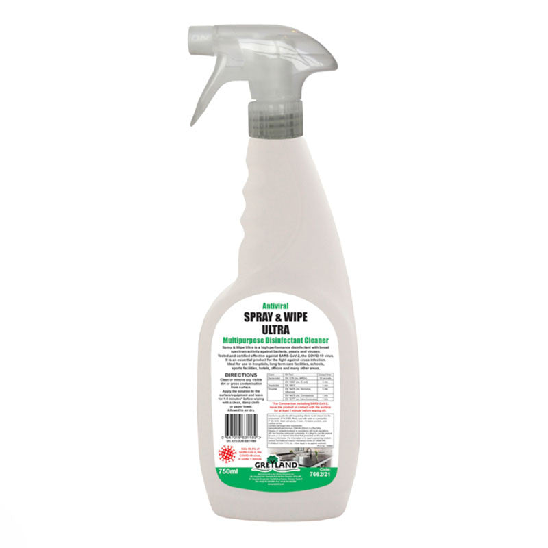 Spray & Wipe Ultra Disinfectant 750ml — Workwear (East Anglia) Ltd
